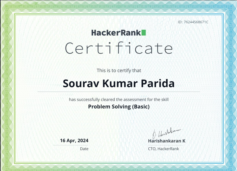 Sourav Parida | Portfolio